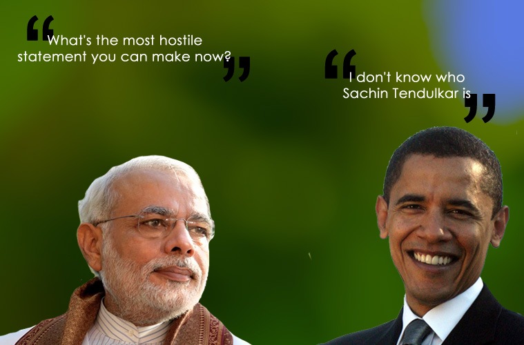 Express LOL: Things that Modi and Obama will say to each other | India ...