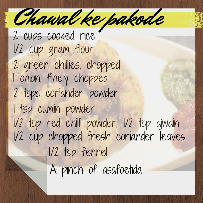 Leftover Magic: How to make Chawal ke pakode | Food-wine News - The ...
