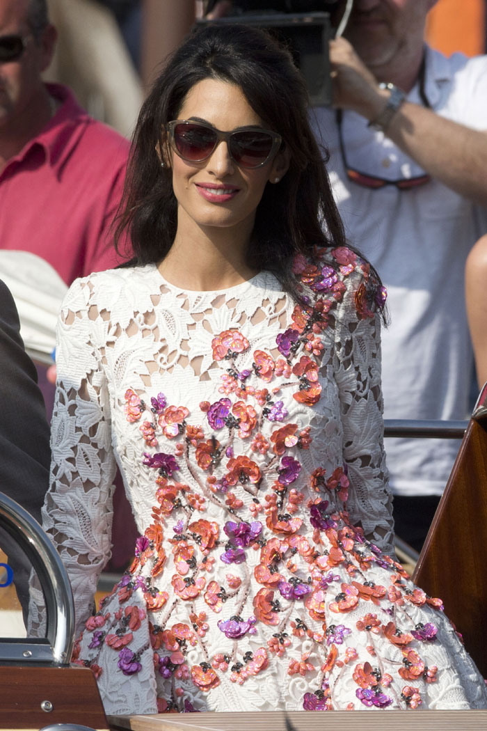 Amal Alamuddin enters fashion pantheon as George Clooney’s bride ...