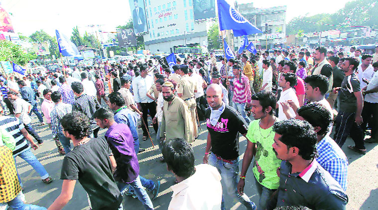 Protest against Ahmednagar Dalit murders reaches Pune city | Pune News ...