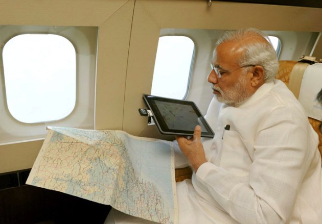Prime Minister Narendra Modi visits cyclone-hit Andhra Pradesh ...