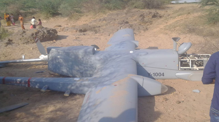 IAF’s UAV crashes near Bhuj town | India News - The Indian Express
