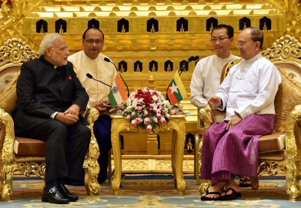 Today in Pics: Narendra Modi meets President of Myanmar U Thein Sein ...