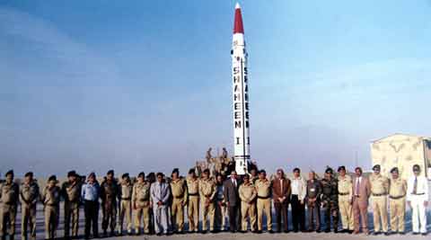 Pakistan test-fires nuclear capable Hatf IV ballistic missile | World ...