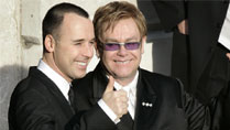 Elton John marries longtime partner David Furnish | Hollywood News ...