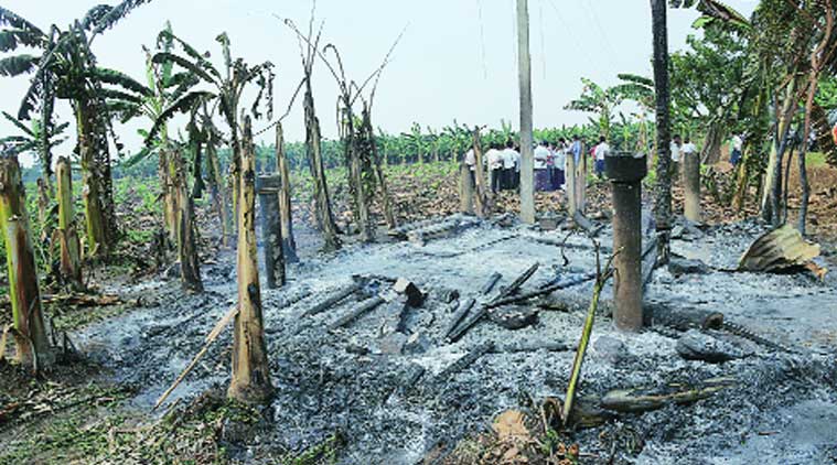 Fire damages village farms near proposed Andhra capital | India News ...
