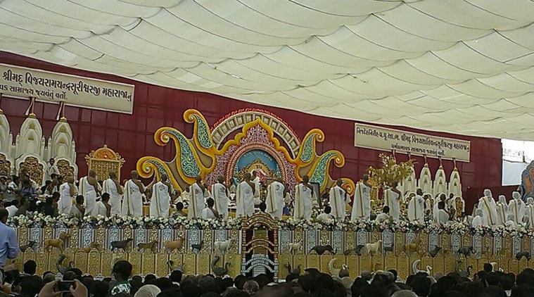 Jain monks Diksha program in Surat | India News - The Indian Express