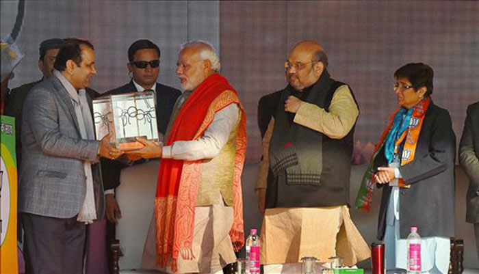 PM Narendra Modi woos Delhi voters as he leads BJP rally ahead of Delhi ...