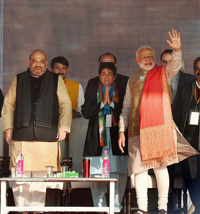 PM Narendra Modi woos Delhi voters as he leads BJP rally ahead of Delhi ...