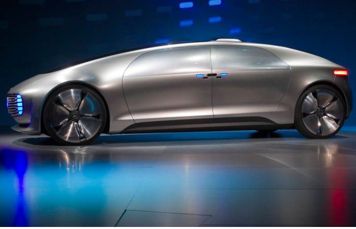 Mercedes Benz F 015 at CES 2015