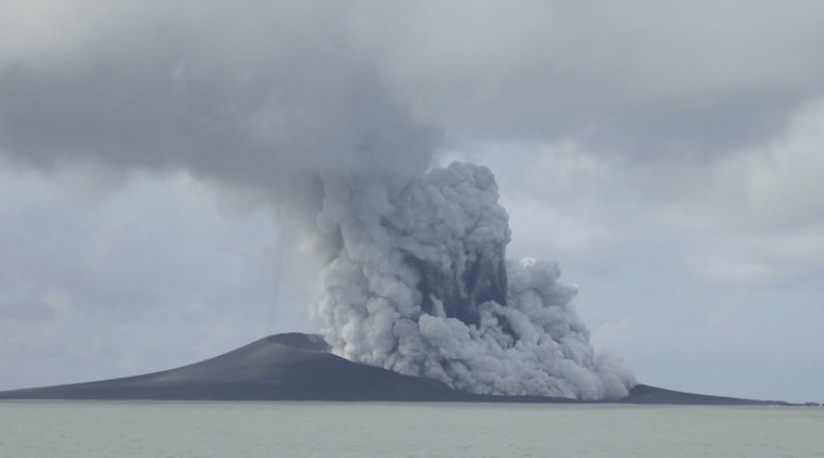 Volcanic eruption in Tonga creates new island | World News - The Indian ...