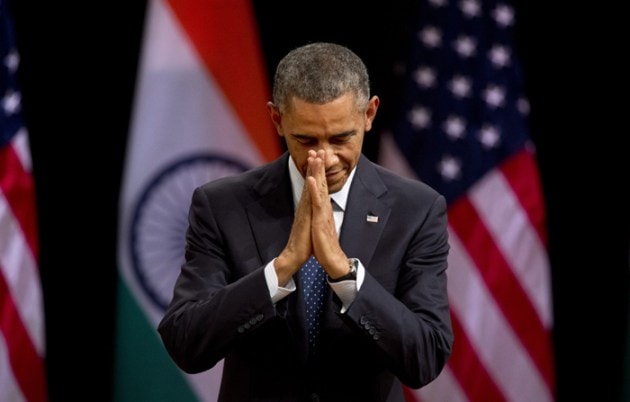 Barack Obama’s top moments from his speech at Siri Fort town hall ...