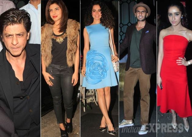 Priyanka Chopra Shah Rukh Khan Kangana Ranaut Party With Sanjay Leela