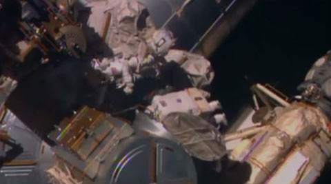 Watch video: NASA astronauts perform astounding spacewalk | World News ...