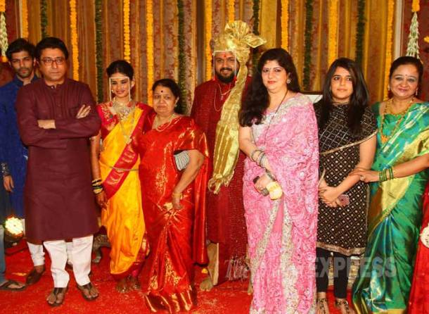 Smita Thackerey’s son Rahul Thackeray marries Aditi Redkar | Picture ...