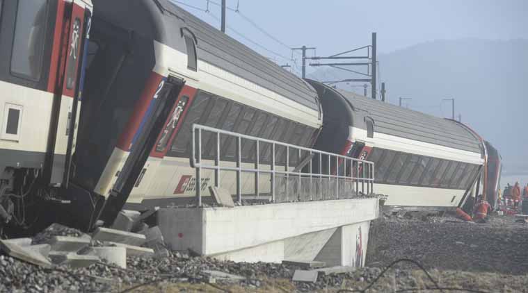 5 injured in Switzerland train crash | World News - The Indian Express