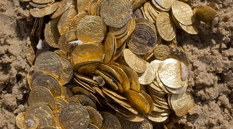 Israel unveils its largest find of medieval gold coins | World News ...