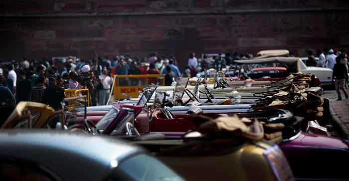 Vintage cars roll down the streets of Delhi | Picture Gallery Others ...