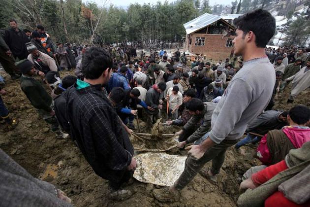 Kashmir Floods Many Feared Dead Normal Life Hit In Landslide And