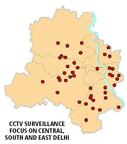 44 ‘high crime zones’ in city to come under CCTV surveillance | Delhi ...