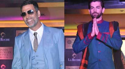 ‘Gabbar’ Akshay Kumar and Neil Nitin Mukesh are stylish on ramp ...