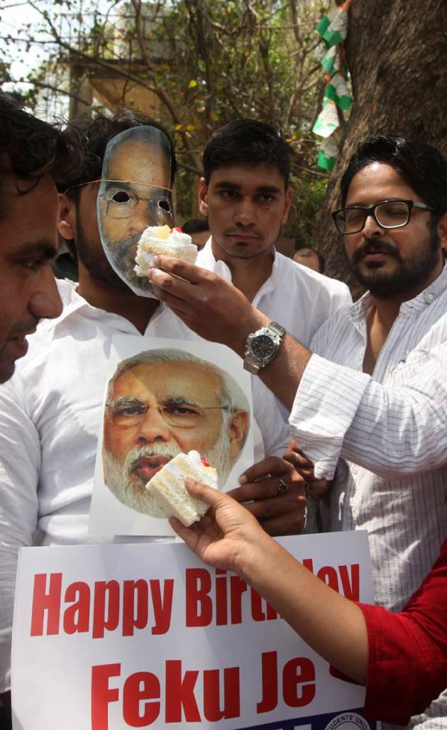 Top political leaders bear brunt of April Fool’s Day activism | Picture ...