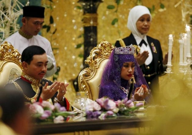 Gold, diamonds, emeralds – Royal wedding of Brunei’s Prince Abdul Malik ...