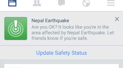 Nepal earthquake: Facebook launches new safety tool for people in ...