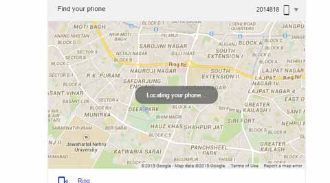 Now just find your missing Android smartphone on Google Search ...