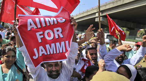 Jammu observes bandh in protest over ‘arbitrary shifting’ of AIIMS to ...