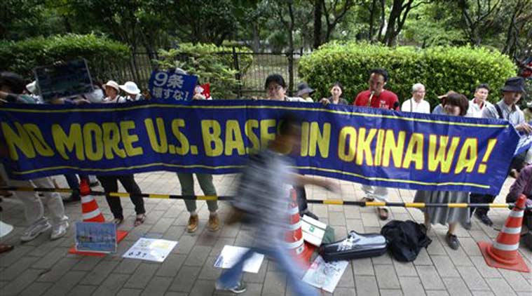 Japan says temporarily halting work on new US base in Okinawa | World ...