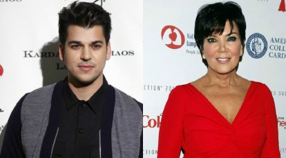 Kris En Robert Kardashian Kris Jenner Kim Kardashian Rob Kardashian