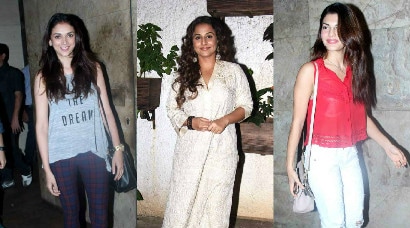 Vidya Balan, Jacqueline, Aditi Rao watch ‘Hamari Adhuri Kahani ...