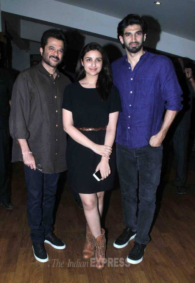 Salman Khan, Parineeti, Aditya, Vidya, Anil watch Anupam Kher’s play ...