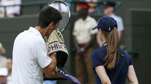 Wimbledon 2015: Novak Djokovic sorry after ‘screaming’ at ball girl ...