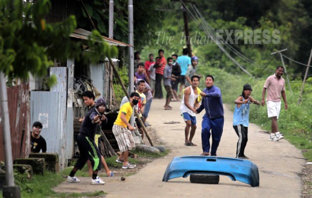 Protesters clash with police in Imphal | Picture Gallery Others News ...
