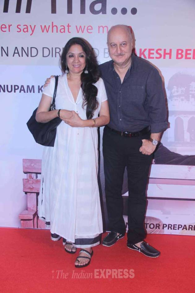 Salman Khan, Parineeti, Aditya, Vidya, Anil watch Anupam Kher’s play ...