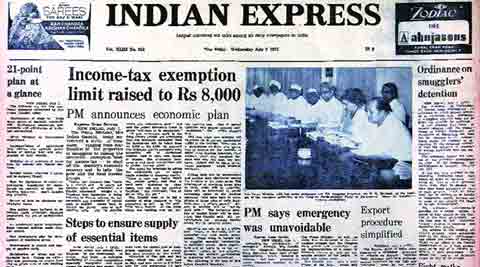 July 2, Forty Years Ago: 20-point programme | The Indian Express