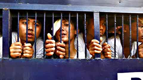 Myanmar pardons almost 7,000 prisoners | World News - The Indian Express