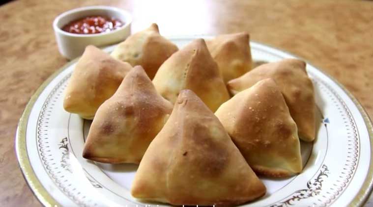 Express Recipes: How to make baked Samosa | Food-wine News - The Indian ...
