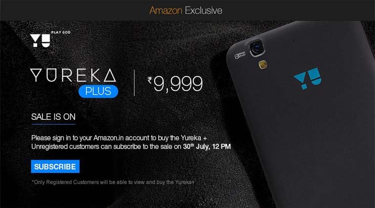 50000 units of YU Yureka Plus sold out in first Amazon flash sale ...
