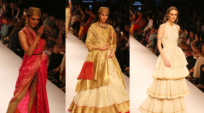 Ritu Kumar’s ‘Varanasi Weaves’ at LFW: Ode to weavers, artisans ...