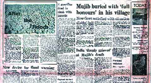 August 17, Forty Years Ago: Sheikh Mujib Buried | The Indian Express