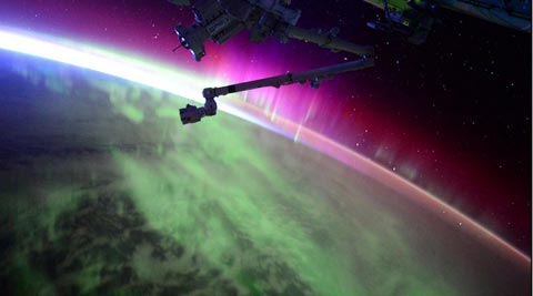 Stunning timelapse video of northern lights captured from space by NASA ...