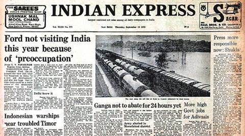 September 18, Forty Years Ago: Ford on Emergency | The Indian Express