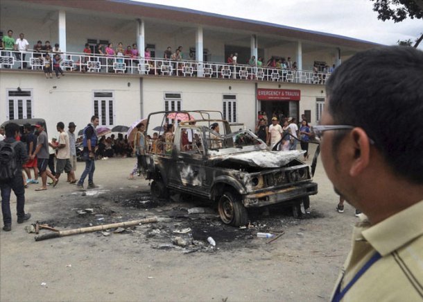 Violence in Manipur, death toll rises to eight | Picture Gallery Others ...