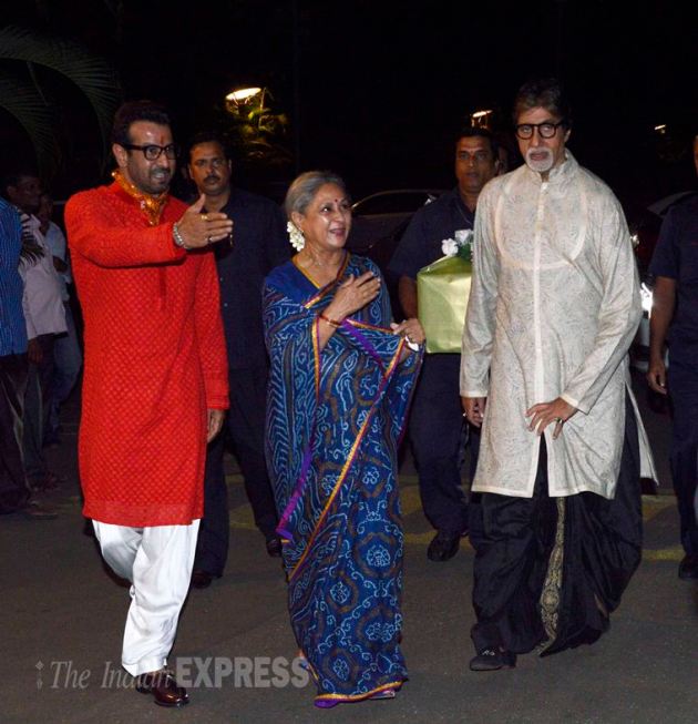 Amitabh Bachchan-Jaya, Shatrughan Sinha-Poonam at Ronit Roy’s house for ...