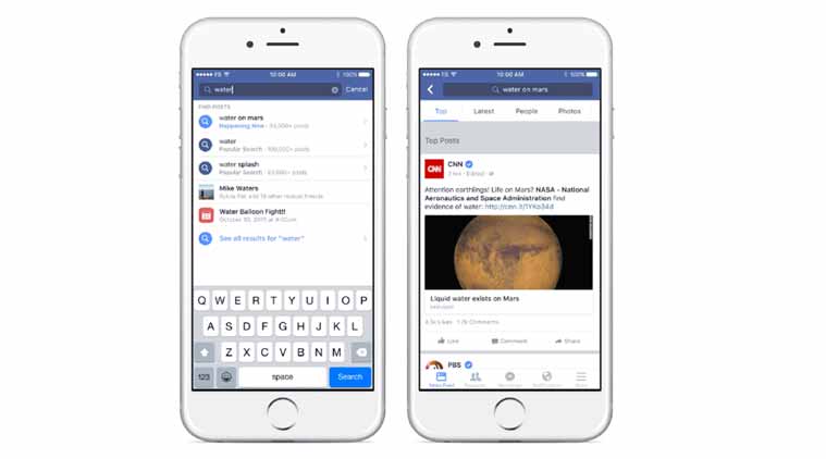 Facebook introduces universal search for all public posts | Technology ...