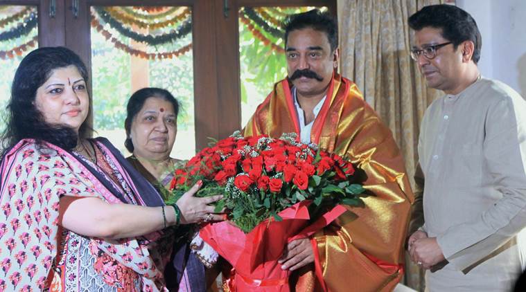 Kamal Haasan gets warm welcome from Raj Thackeray’s family | Regional ...