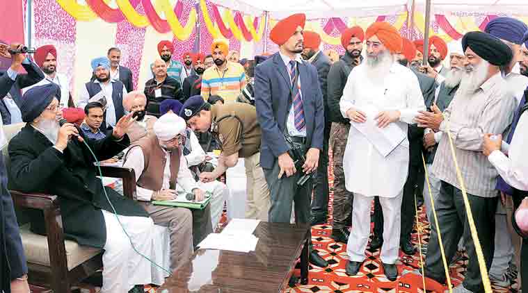 Sangat Darshan: Heavy security keeps sangat at a distance from CM ...